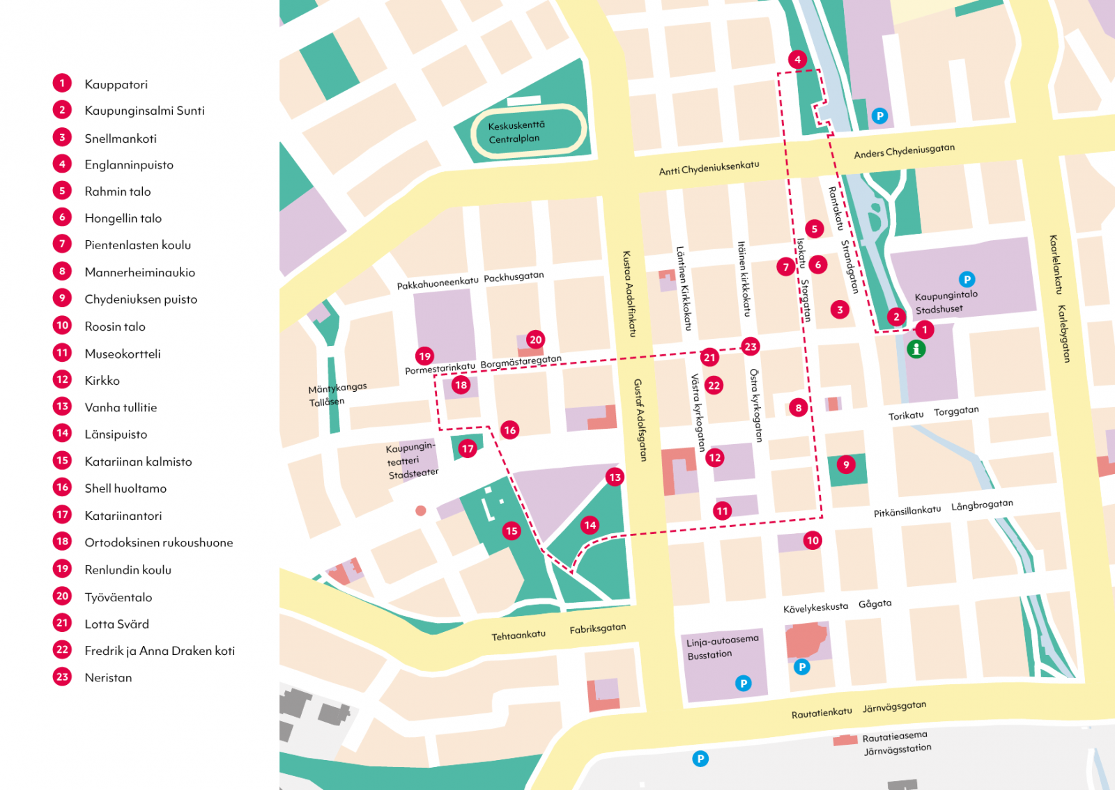 Route map - Visit Kokkola